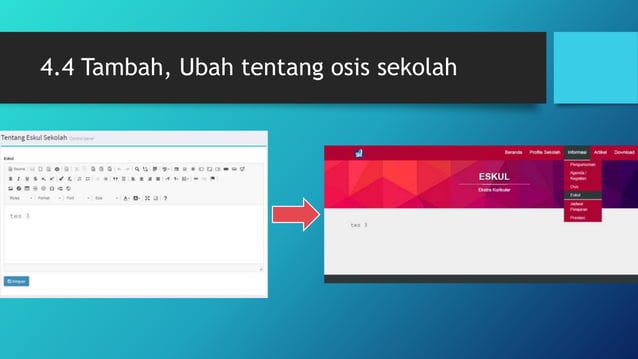 Tutorial Panduan Penggunaan CMS Sekolah Schoolmedia.pptx