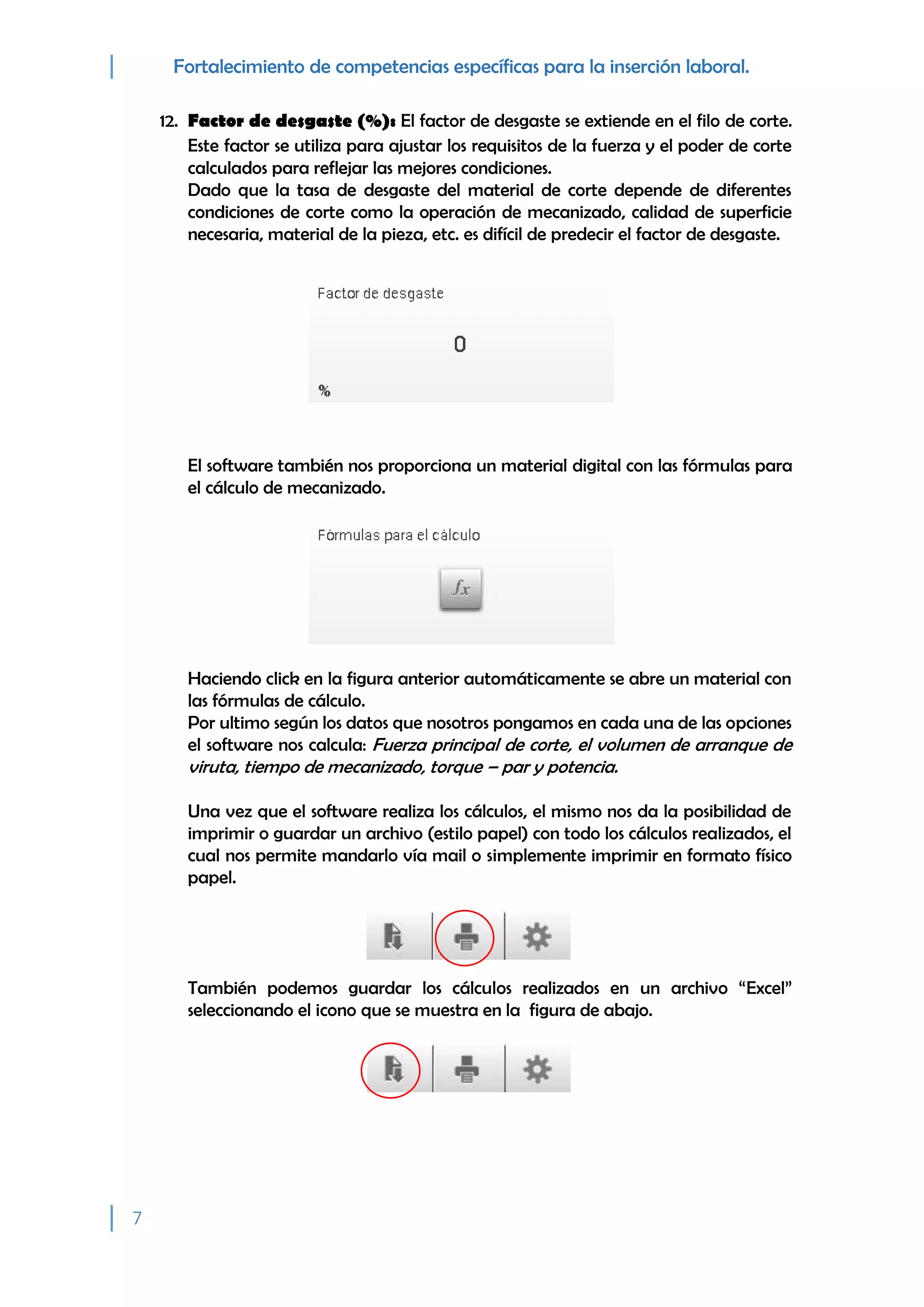 Tutorial para el uso del software walter (Calculadora de Mecanizado) | PDF