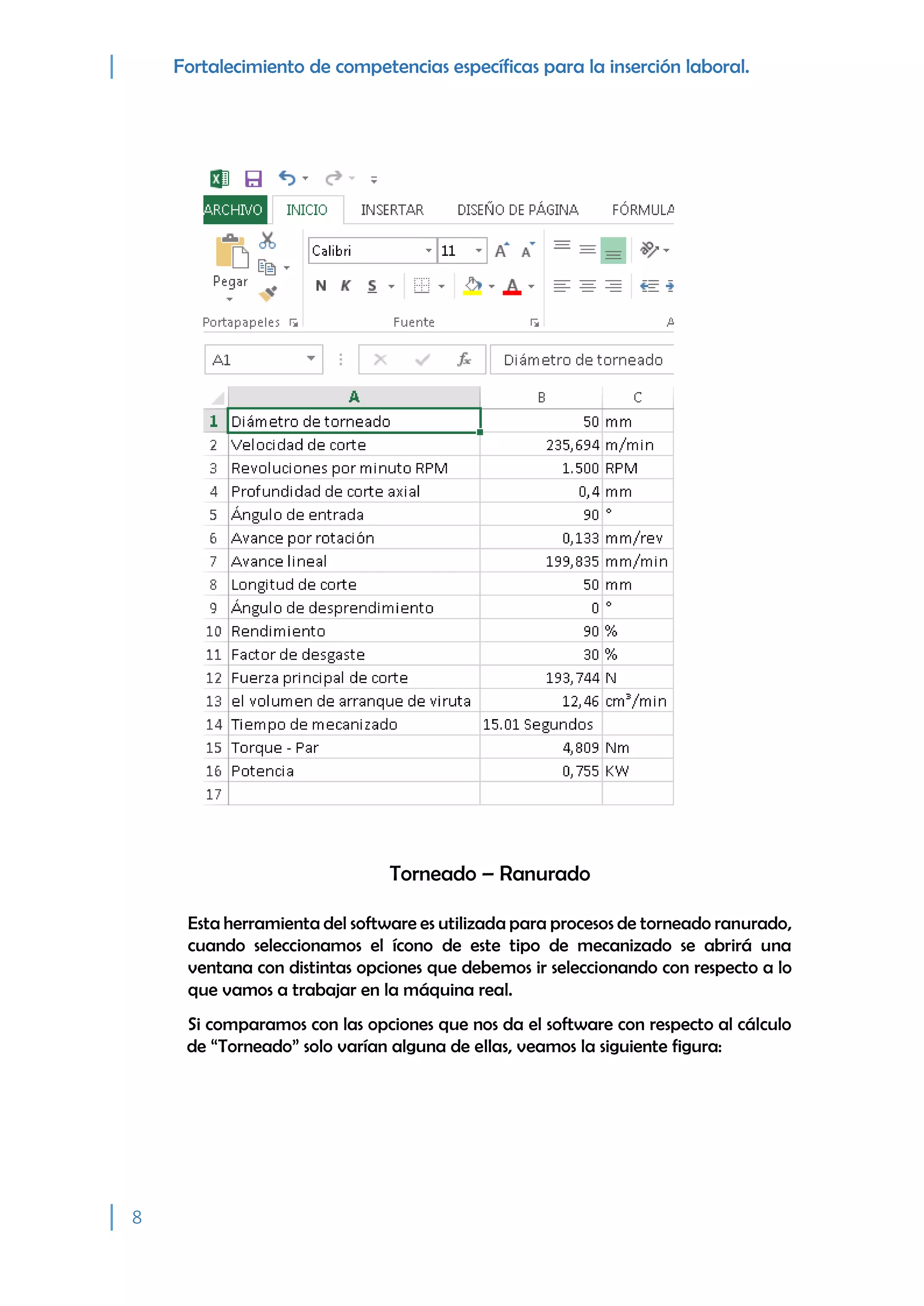 Tutorial para el uso del software walter (Calculadora de Mecanizado) | PDF