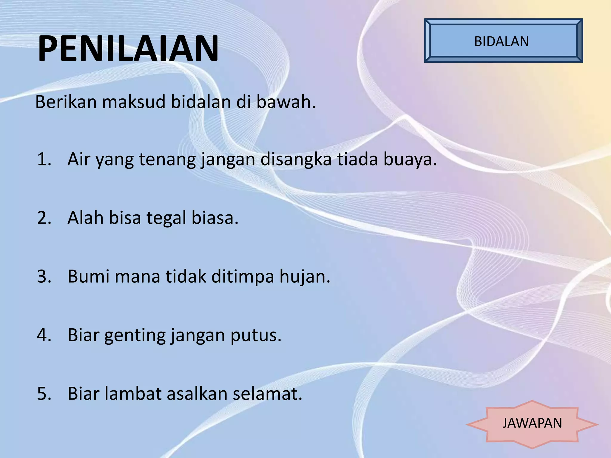 Tutorial pembelajaran | PPTX