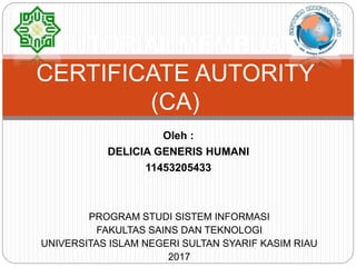 Tutorial pembuatan ca pada virtualhost dan ssl | PPTX