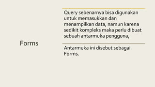 Tutorial pembuatan database sederhana | PPTX