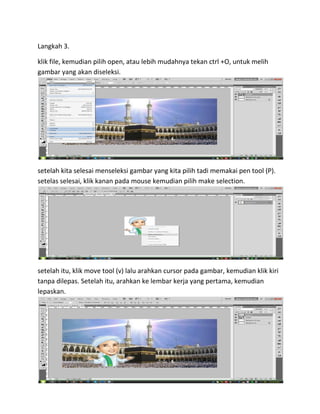 Tutorial pembuatan poster | PDF