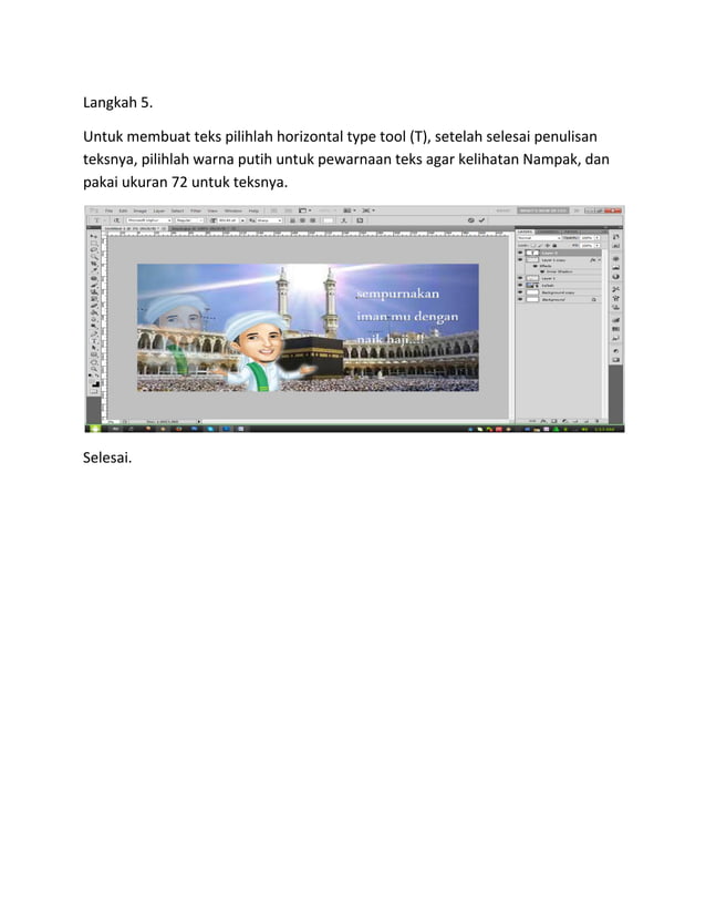 Tutorial pembuatan poster | PDF