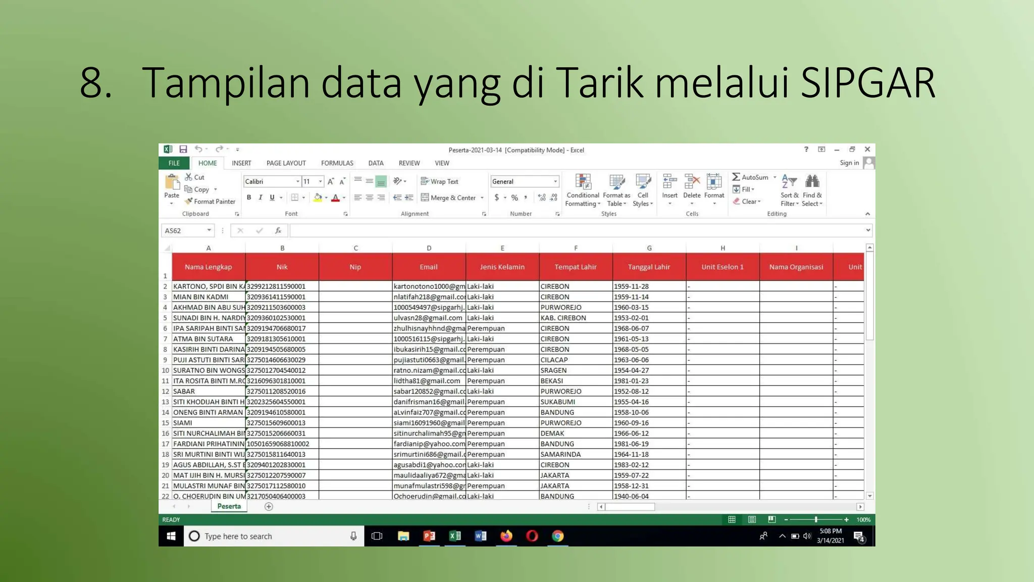 Tutorial penarikan data aplikasi SIPGAR.pptx