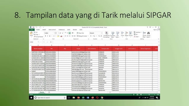 Tutorial penarikan data aplikasi SIPGAR.pptx