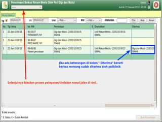 Tutorial penggunaan aplikasi rsc | PPT