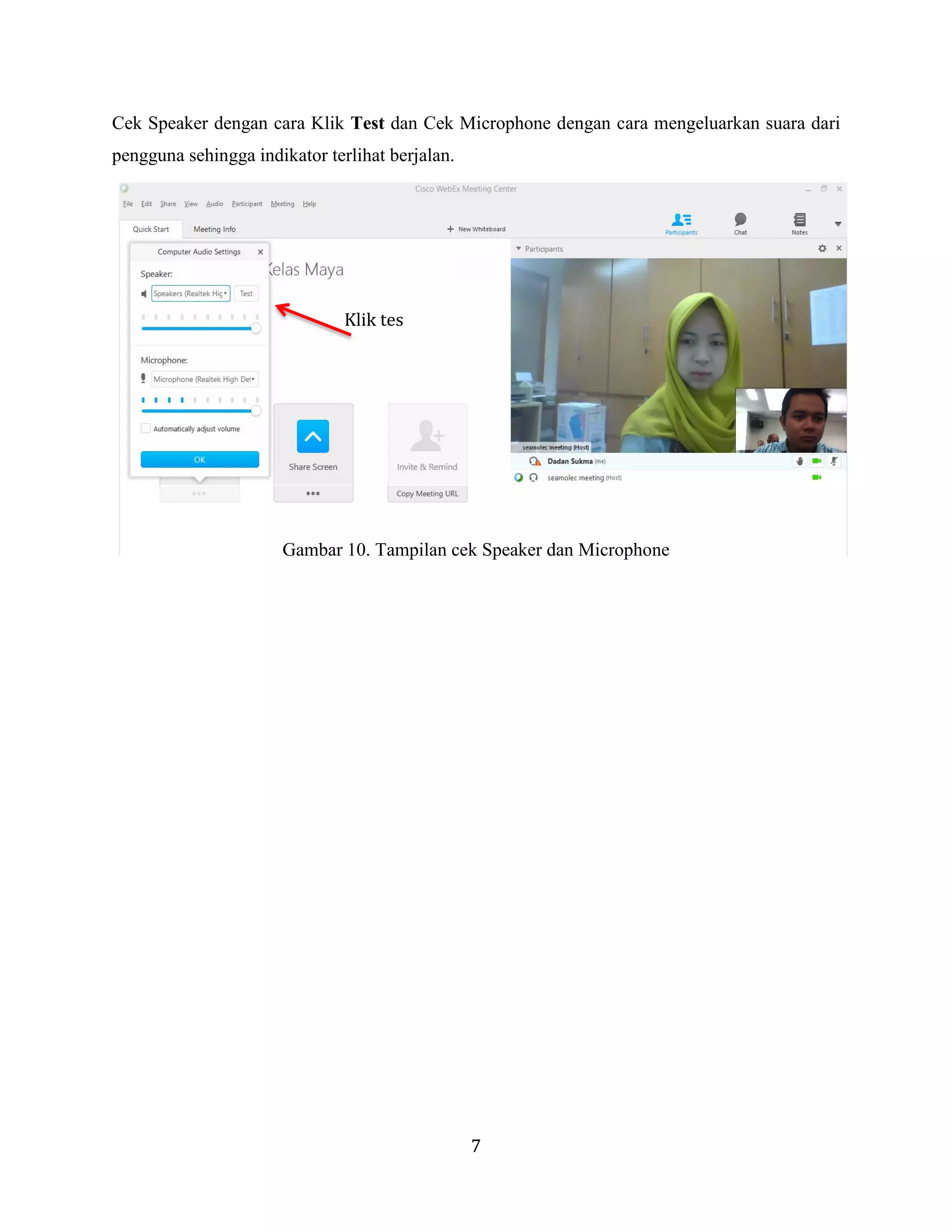 Tutorial penggunaan aplikasi video conference webex | PDF