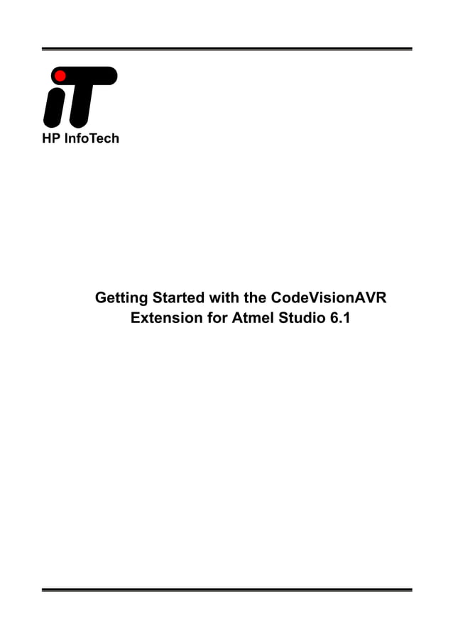 Tutorial Penggunaan CodeVision AVR dengan Bahasa C | PDF