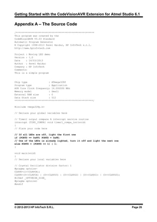Tutorial Penggunaan CodeVision AVR dengan Bahasa C | PDF