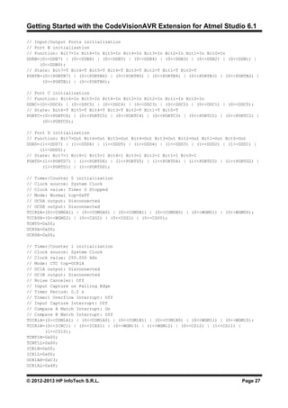 Tutorial Penggunaan CodeVision AVR dengan Bahasa C | PDF