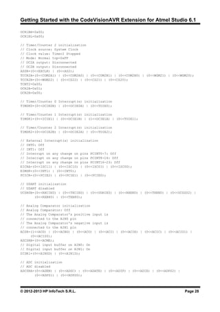Tutorial Penggunaan CodeVision AVR dengan Bahasa C | PDF