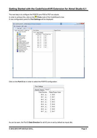 Tutorial Penggunaan CodeVision AVR dengan Bahasa C | PDF