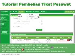 Tutorial Penggunaan Loketnesia | PPT