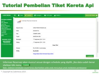 Tutorial Penggunaan Loketnesia | PPT