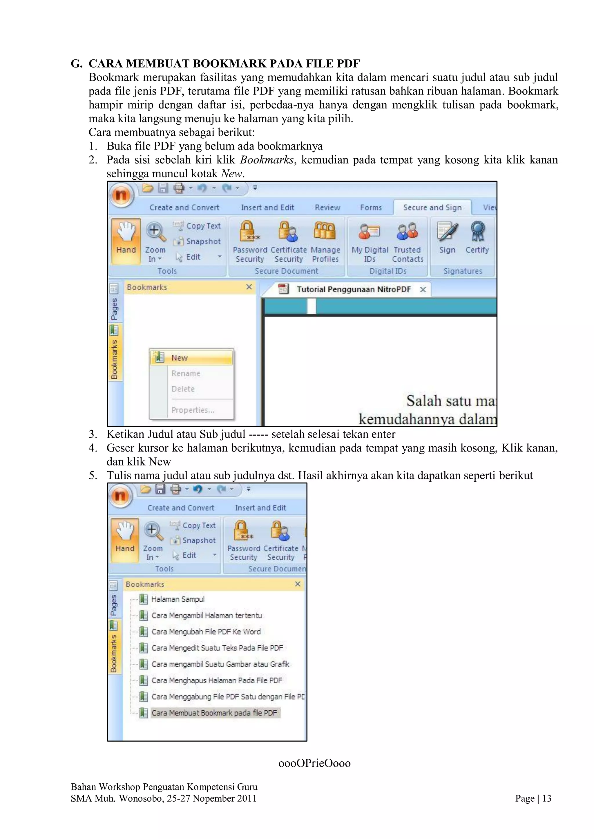 Tutorial penggunaan nitro pdf | PDF