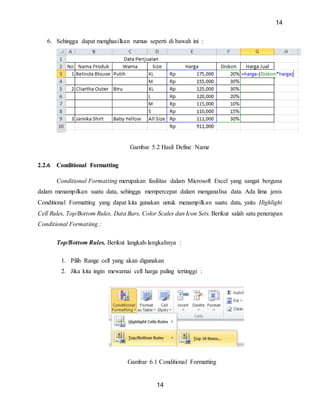 Tutorial penggunaan rumus excell | PDF