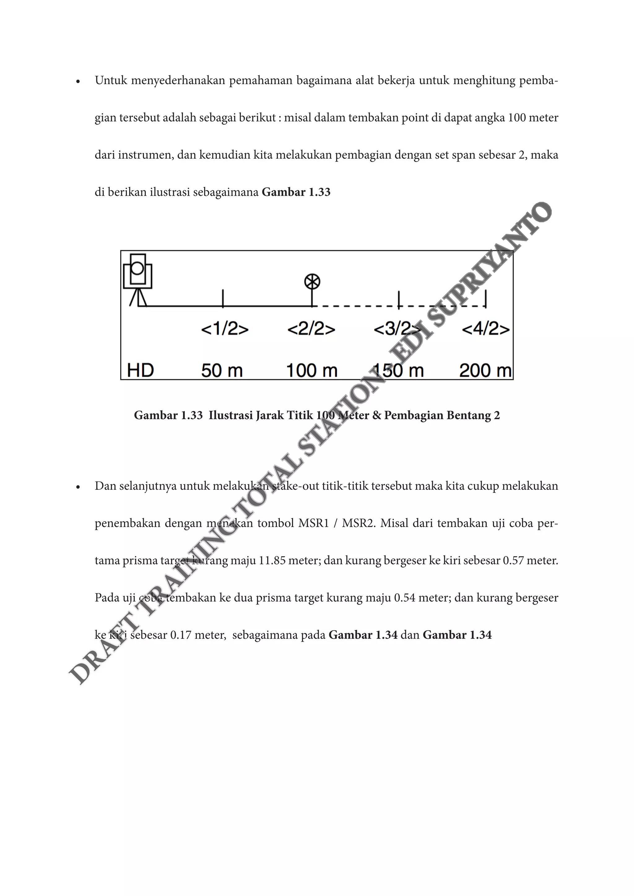 Tutorial penggunaan total station edi supriyanto, st | PDF