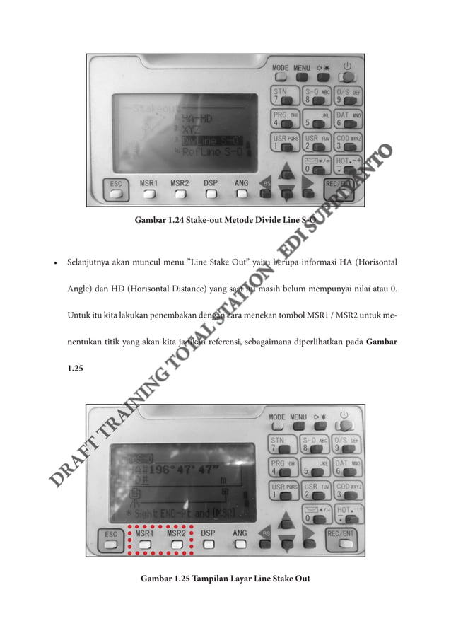 Tutorial penggunaan total station edi supriyanto, st | PDF