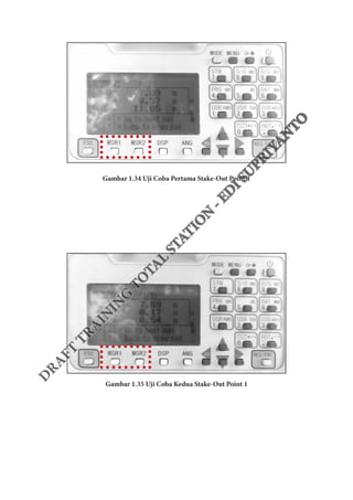Tutorial penggunaan total station edi supriyanto, st | PDF