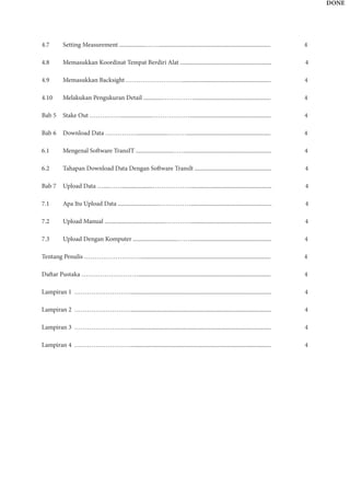 Tutorial penggunaan total station edi supriyanto, st | PDF