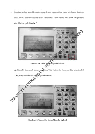 Tutorial penggunaan total station edi supriyanto, st | PDF
