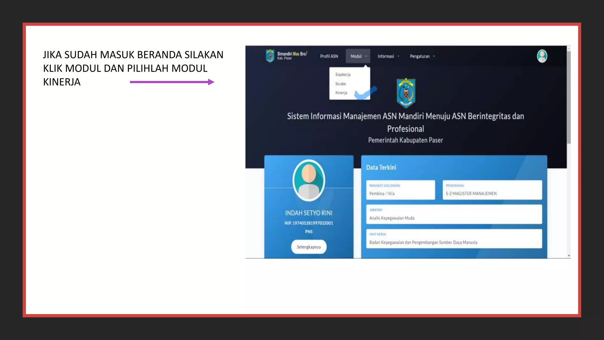TUTORIAL PENGINPUTAN MPPH BAGI PENGELOLA KINERJA BERDASARKAN PERMENPAN ...