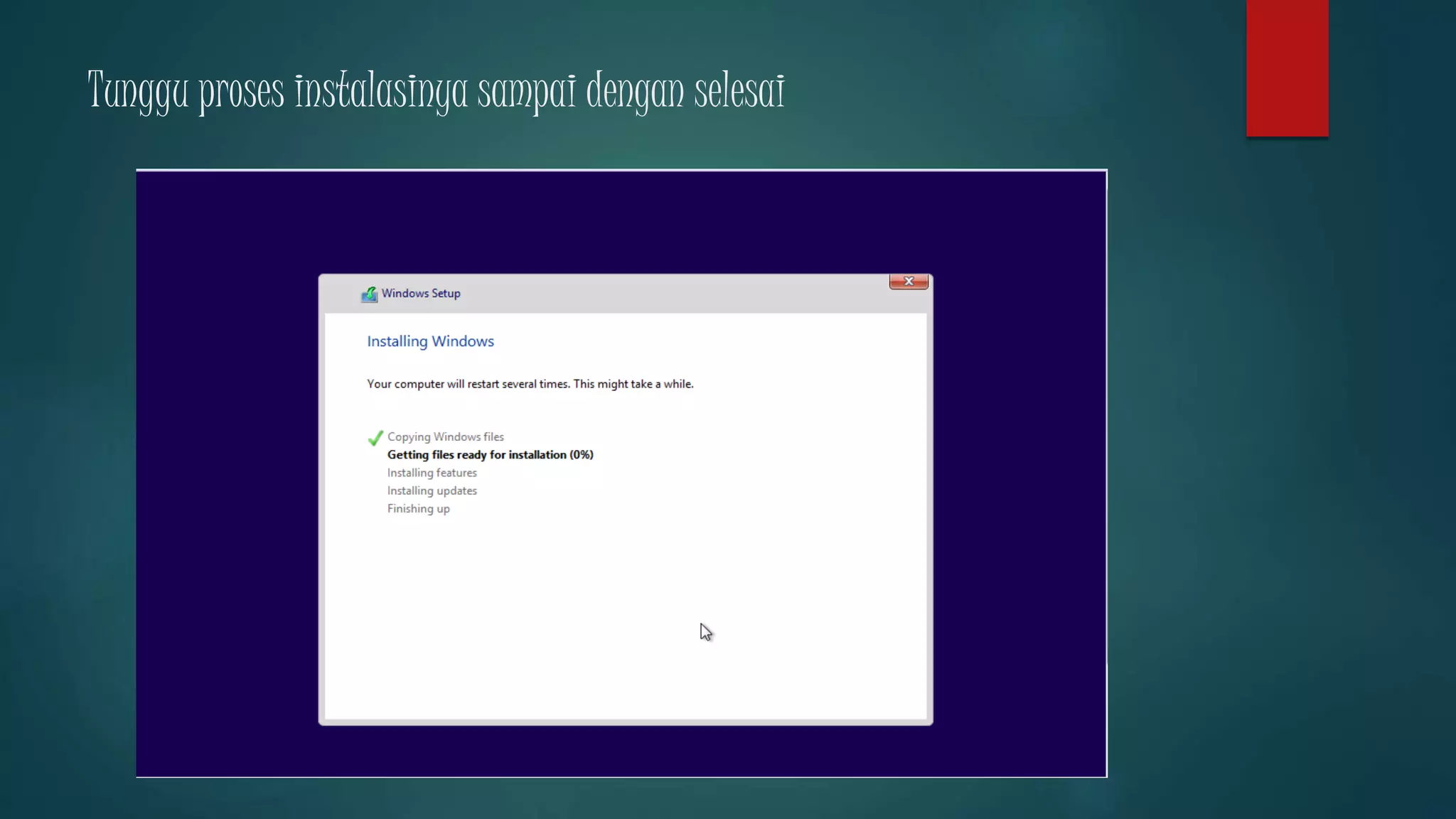 Tutorial penginstalan system operasi windows 8.1 ricky suadma | PPTX