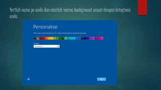 Tutorial penginstalan system operasi windows 8.1 ricky suadma | PPTX