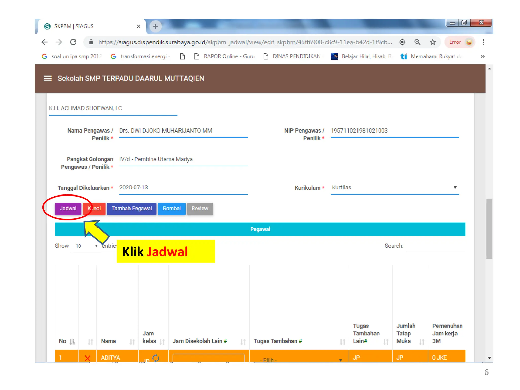 Tutorial Pengisian Jadwal Pelajaran Sesuai SKPBM di Web SIAGUS.pdf