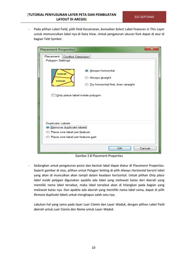 Tutorial penyusunan layer peta & pembuatan layout di arcgis | PDF