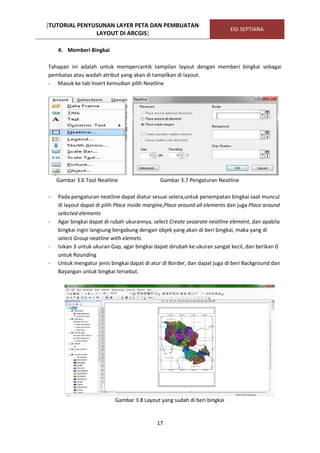 Tutorial penyusunan layer peta & pembuatan layout di arcgis | PDF