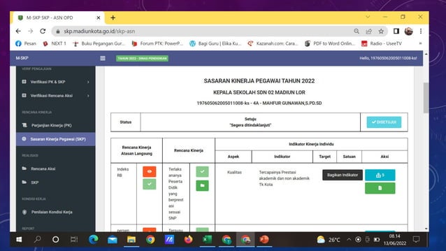 TUTORIAL PENYUSUNAN M SKP GURU DAN DAN TENAGA KEPENDIDIKAN | PPT | Free ...
