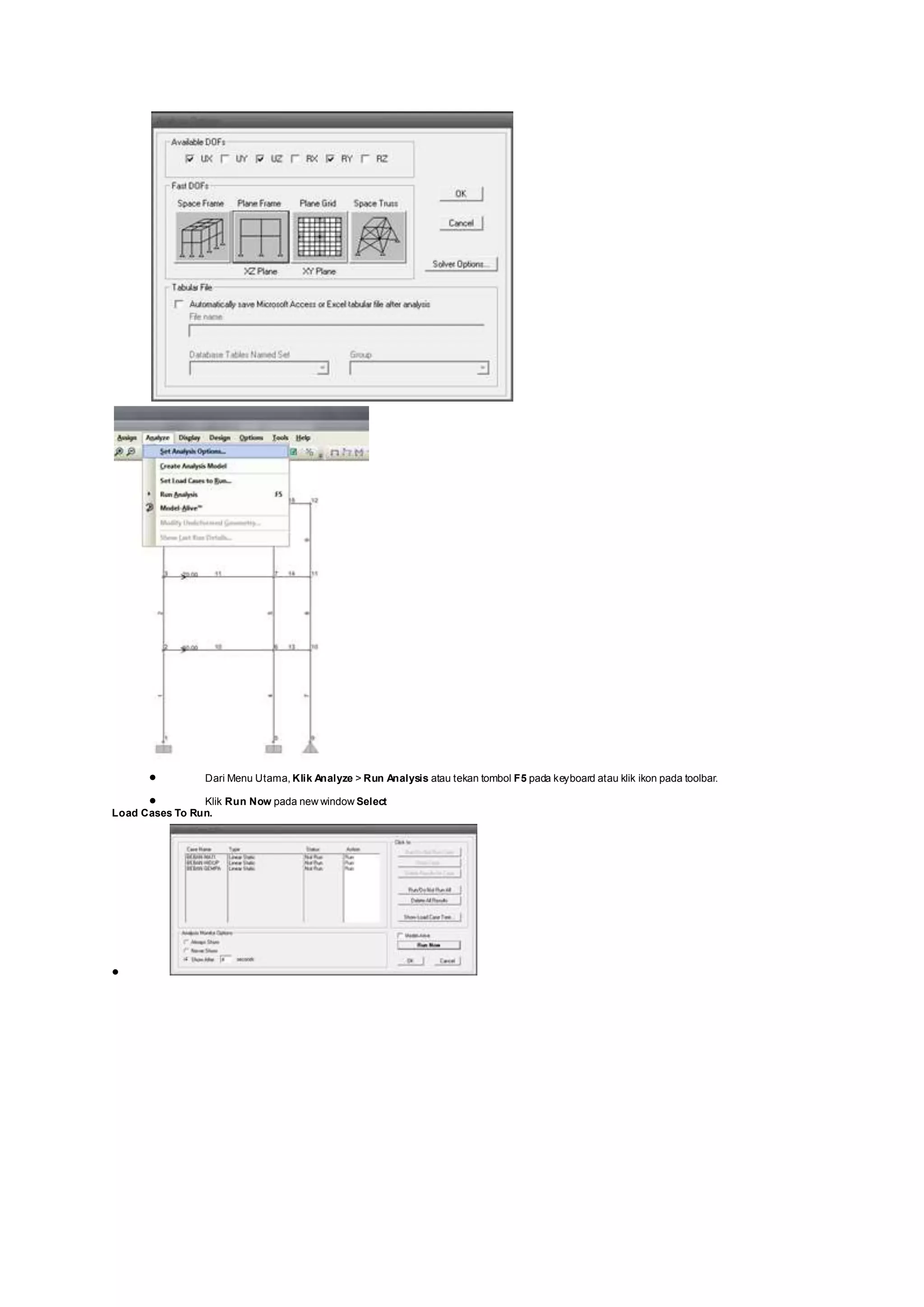 Tutorial perhitungan struktur dengan sap 2000 v | DOCX