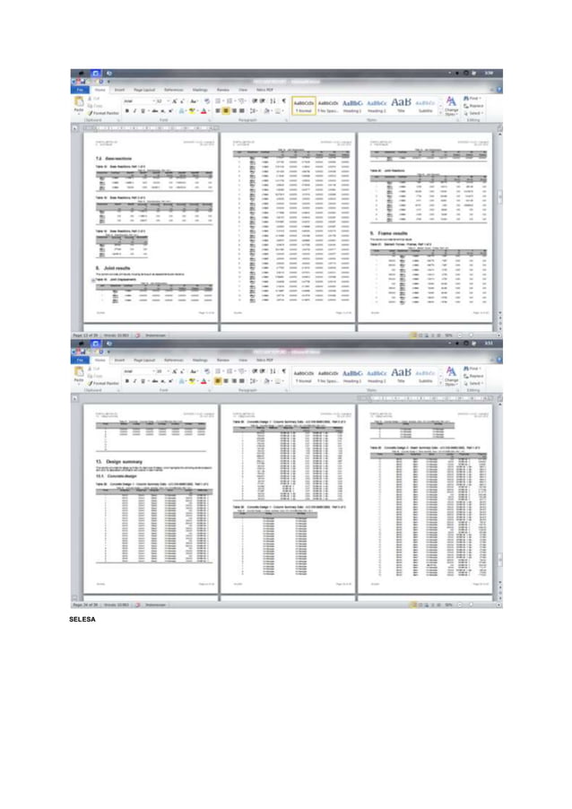 Tutorial perhitungan struktur dengan sap 2000 v | DOCX
