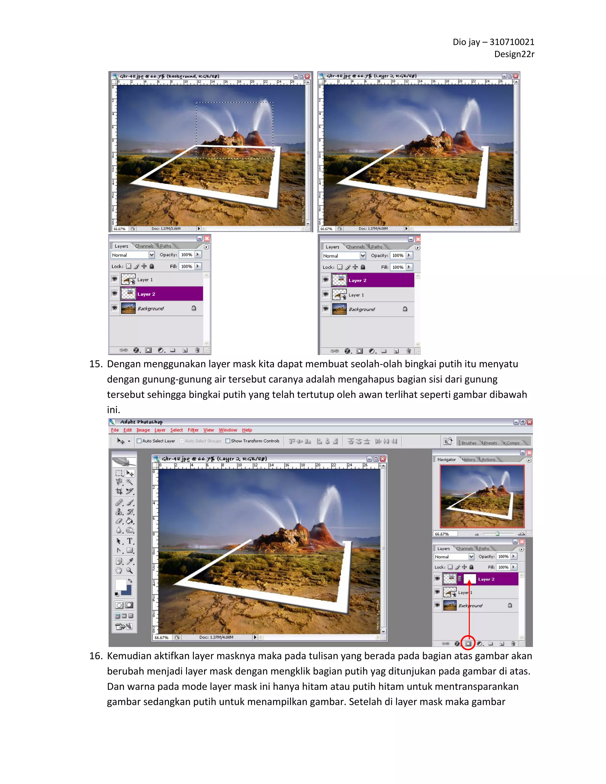 Membuat Gambar Timbul dengan photoshop | PDF