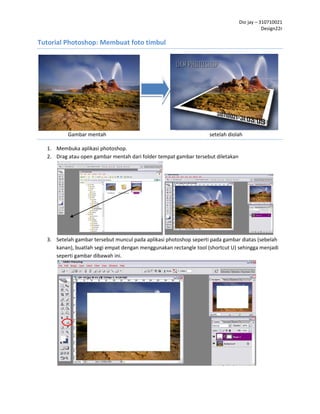 Membuat Gambar Timbul dengan photoshop | PDF