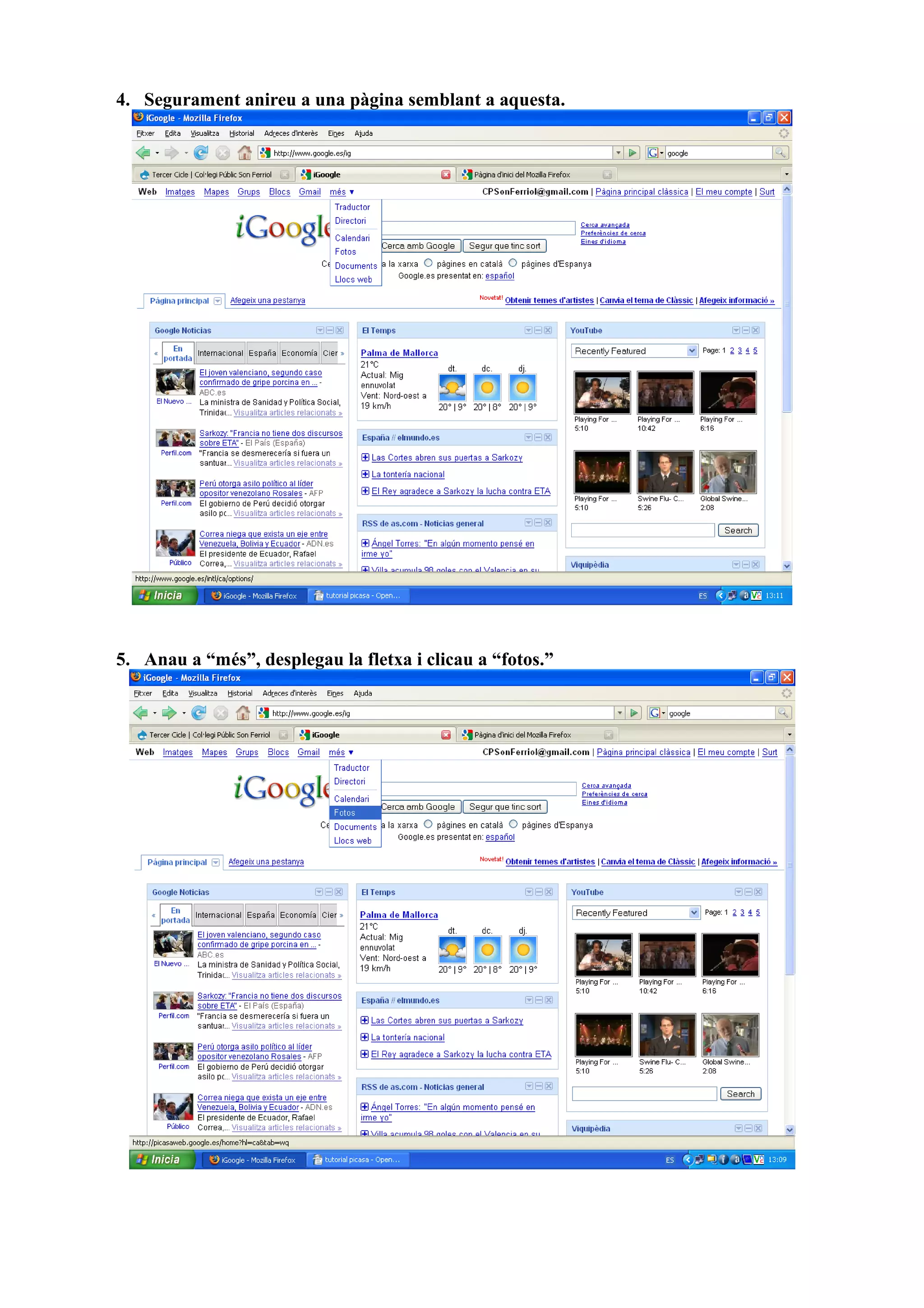 Tutorial picasa | PDF