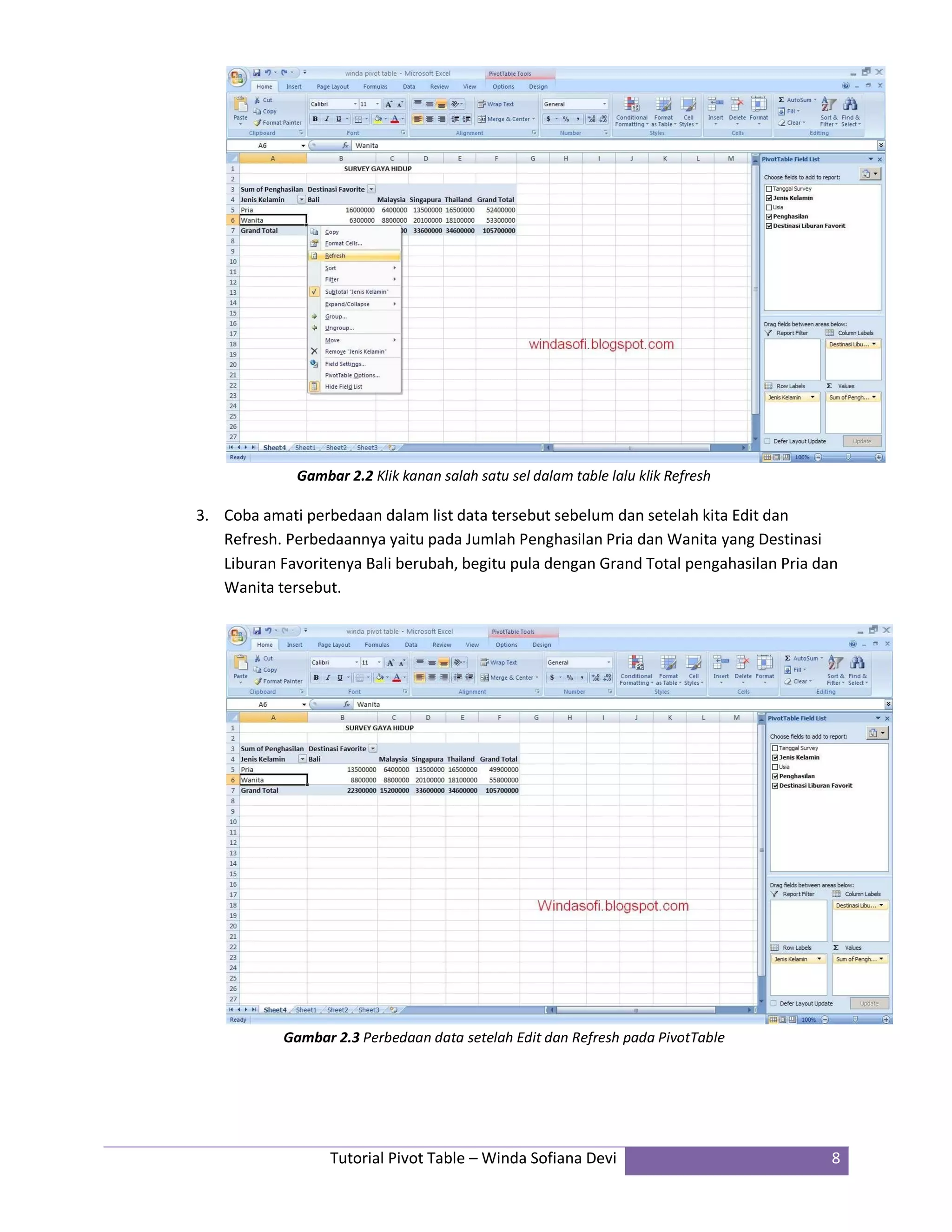 Tutorial pivot table | PDF
