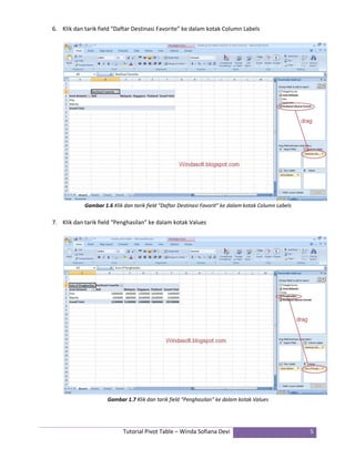 Tutorial pivot table | PDF