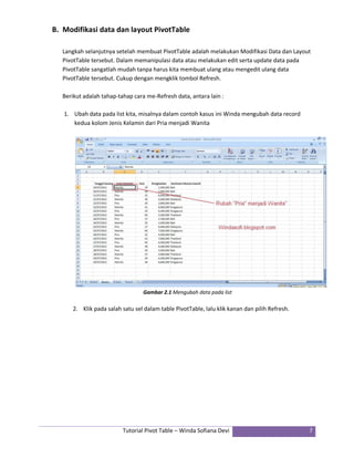 Tutorial pivot table | PDF