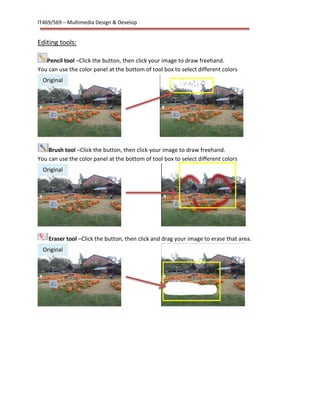 Tutorial pixlr tool_box | PDF