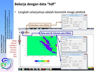 Tutorial Plot Data Khlorofil / NPP | PPT