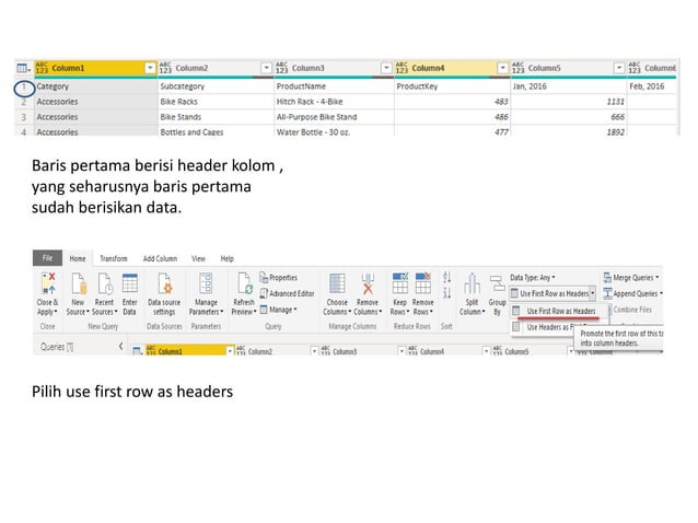 Tutorial power bi (bahasa) | PPTX