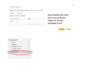 Tutorial power bi (bahasa) | PPTX