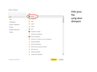 Tutorial power bi (bahasa) | PPTX