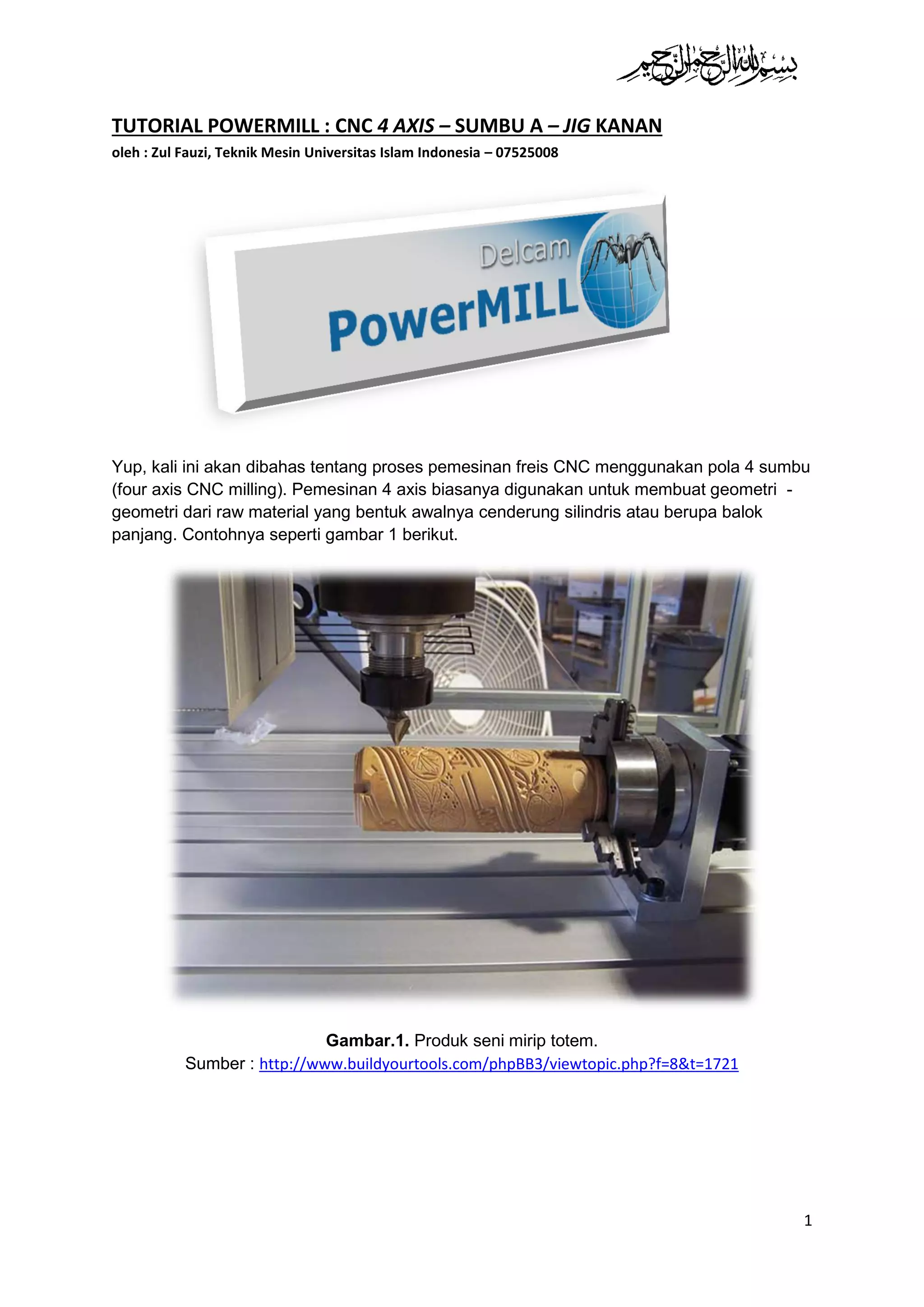 Tutorial powermill cnc 4 axis | PDF