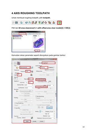 Tutorial powermill cnc 4 axis | PDF