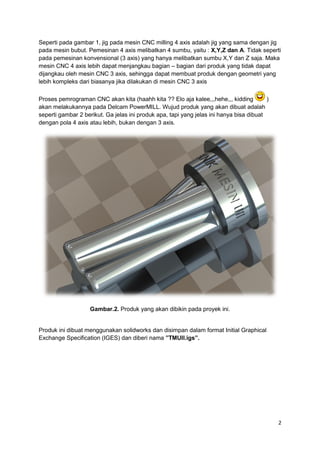 Tutorial powermill cnc 4 axis | PDF