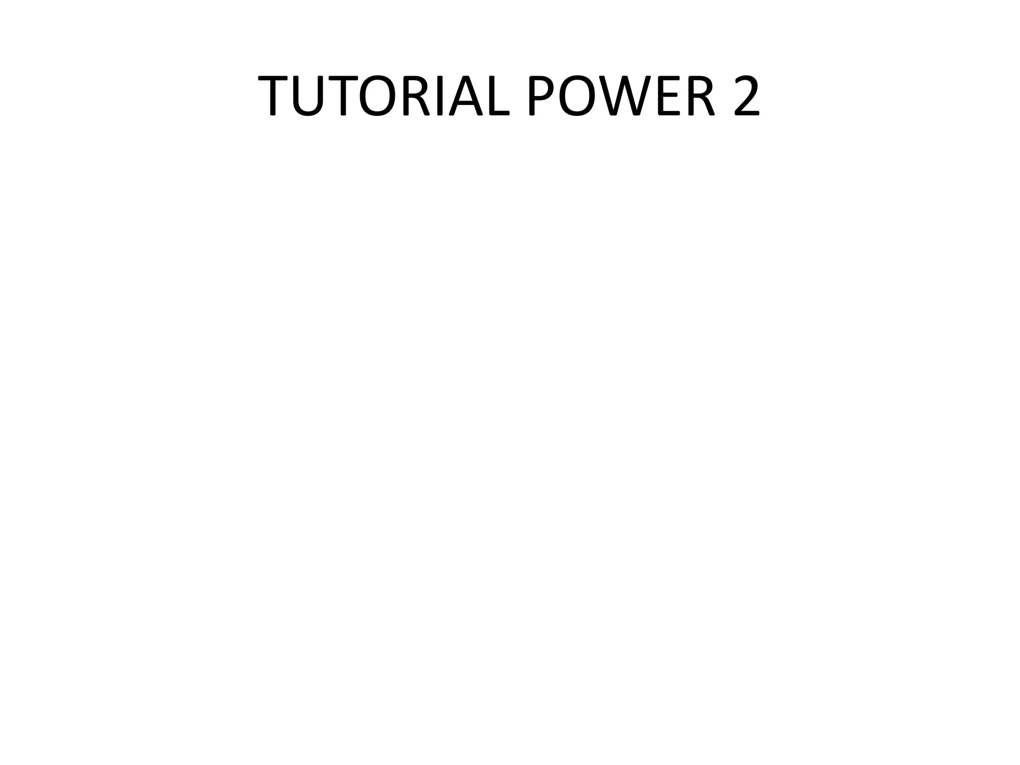 Tutorial powerpoint | PPSX
